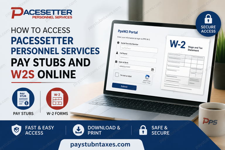 How to Access Pacesetter Personnel Services Pay Stubs & W2s