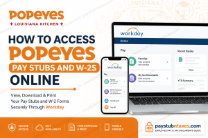 How to Access Popeyes Pay Stubs and W-2s Online